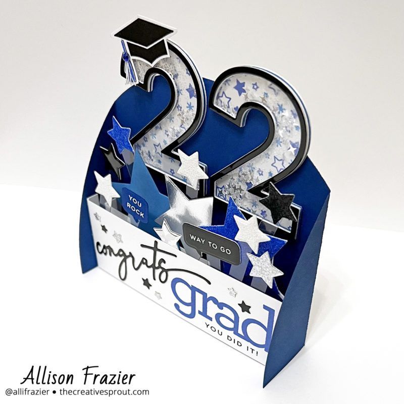 Graduation 3D Display Card