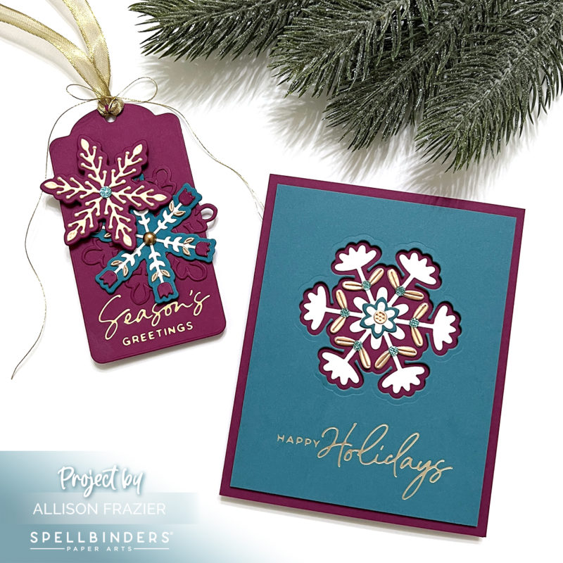 Jewel Tone Snowflakes