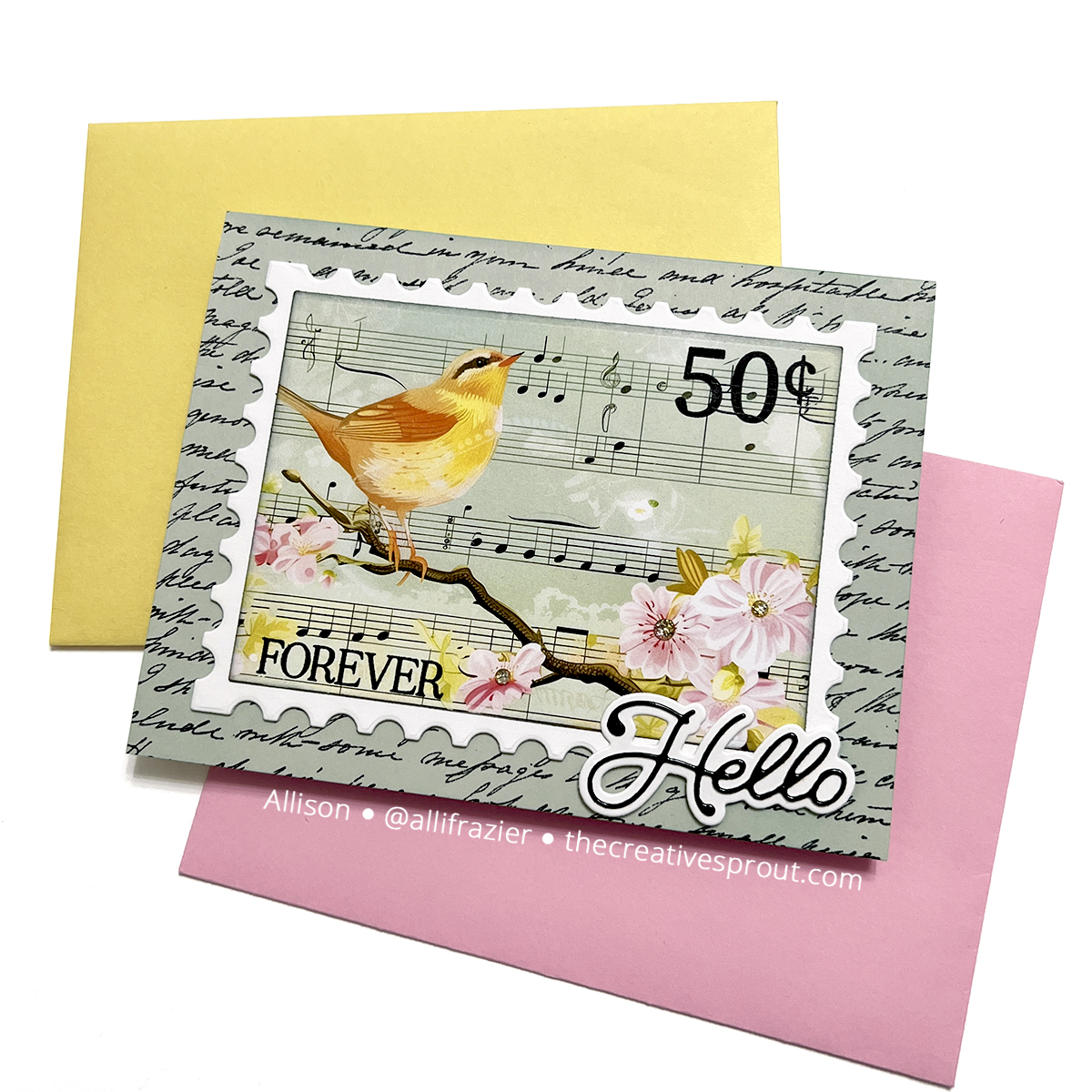 Patterned Paper Card Designs