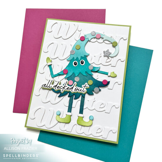 Spellbinders Dancin’ Christmas Collection PLUS Adding Texture to White ...