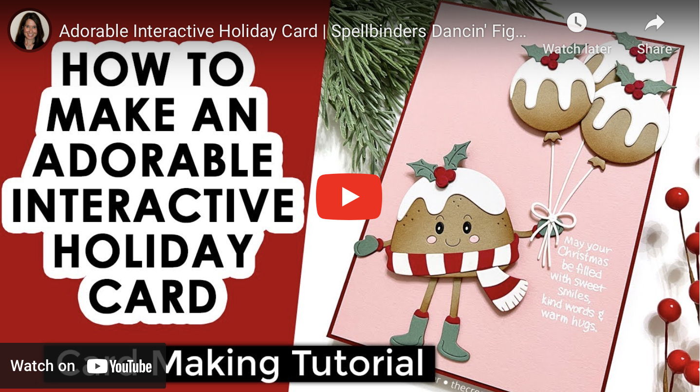 Dancin’ Figgy Pudding Interactive Card