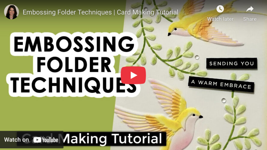 Embossing Folder Techniques