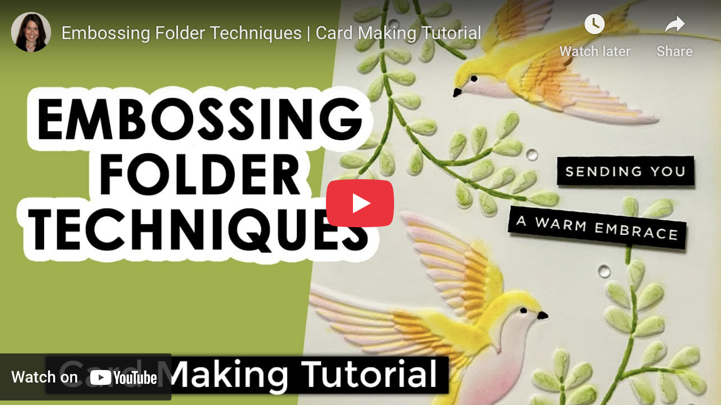 Embossing Folder Techniques