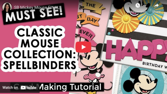 Spellbinders Say Cheese Classic Mouse Collection